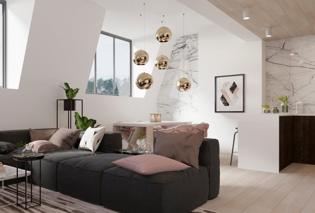 Industrial Mirror Lamps – Modern Reflective Pendant Lights – Diiiz